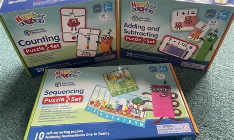Learning Resources Numberblocks Sequencing Puzzle Numberblocks Counting Puzzle And Numberblocks