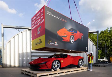 Life Size Lego Model Of Luxury Sports Car Unveiled Whitehaven News