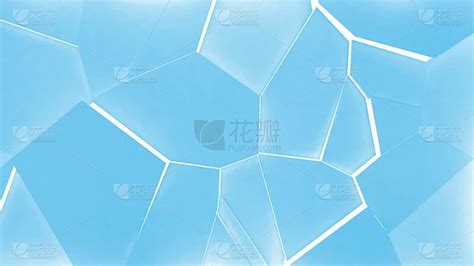 抽象浅蓝色背景纹理，多边形碎片素材 花瓣网