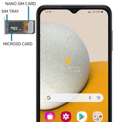 Samsung Galaxy A13 5G SM A136U Insert Or Remove SIM Memory Card AT T