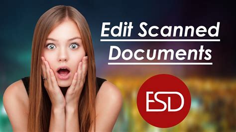 How To Edit A Scanned Document YouTube