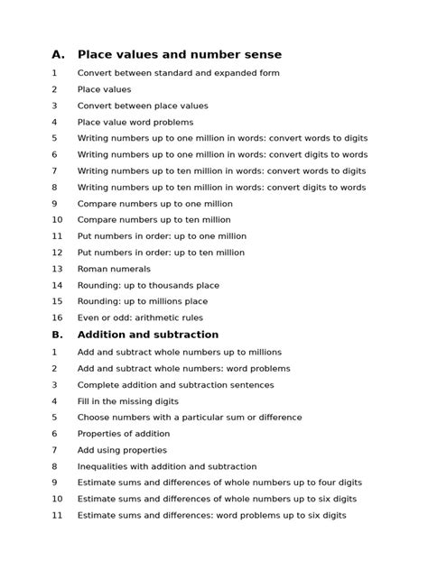 Maths Practice Grade 6 Jehan Pdf Area Numbers