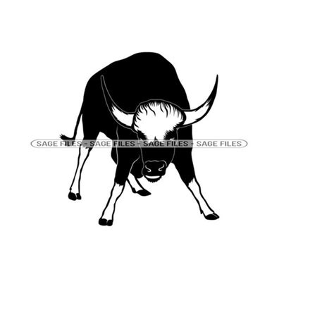 Angry Bull Svg Bull Svg Ox Svg Cattle Svg Bull Clipart Inspire