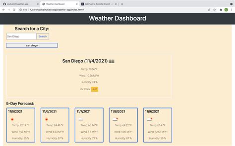Github Codyelm Weather App