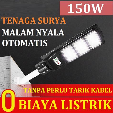 Jual Lampu Jalan Tenaga Surya Lampu Jalan Tenaga Matahari Sensor Motion W Lampu Solar
