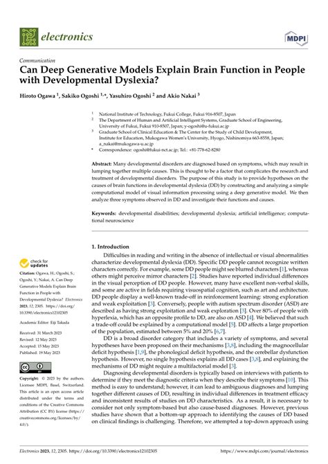 Pdf Can Deep Generative Models Explain Brain Function In People With
