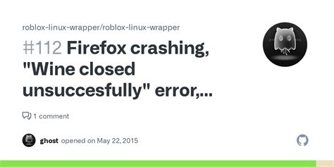 Firefox Crashing Wine Closed Unsuccesfully Error Problem 2
