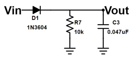 Envelope Detector Circuit Diagram
