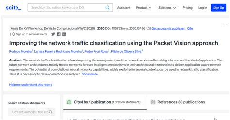 Improving The Network Traffic Classification Using The Packet Vision