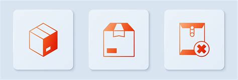 판지 판지 상자를 설정하고 봉투를 삭제합니다 흰색 정사각형 버튼 벡터 교통에 대한 스톡 벡터 아트 및 기타 이미지 교통 나무 기둥 나무 상자 Istock