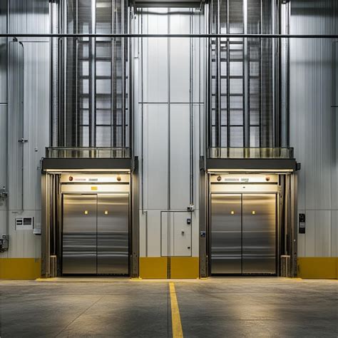 Elevators And Lifts Transporting Products Between Different Levels Of A