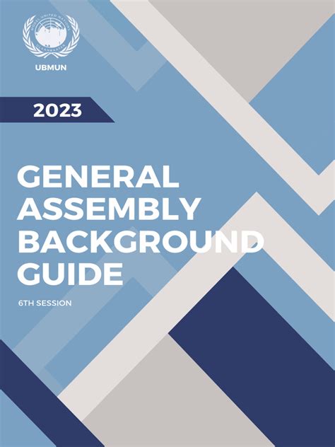 General Assembly Background Guide Pdf Water Scarcity Water