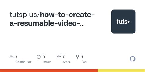 Github Tutsplushow To Create A Resumable Video Uploader In Nodejs