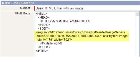 How To Configure HTML Emails In Salesforce ShellBlack