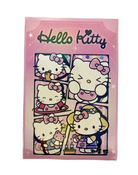 Коллекционные голографические фотокарточки Хеллоу Китти Hello Kitty набор карточек аниме