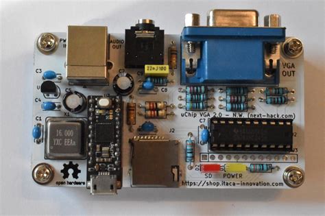 Usvc Arduino Vga Board A Portable And Programmable Retro Gaming