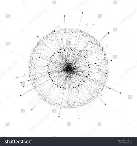 Abstract Molecule Molecular Structure Science Medical Stock Vector Royalty Free