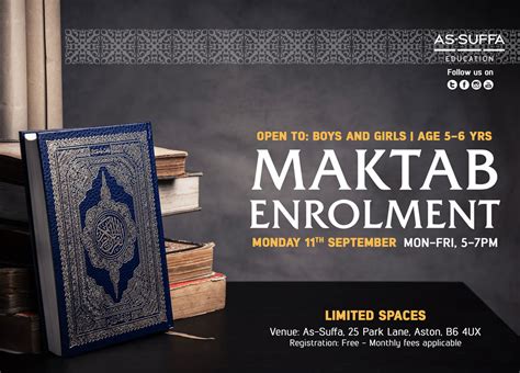 Maktab Enrolment Muslim Event
