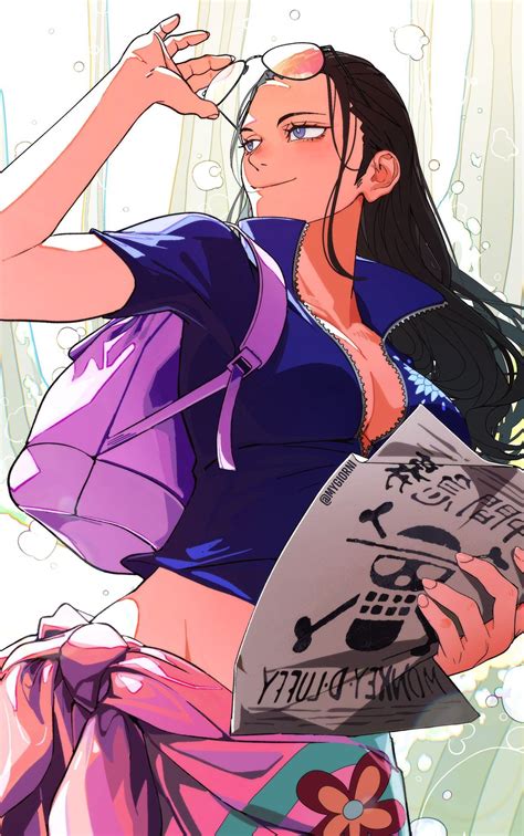 Nico Robin By Mygiorni Robin Drawing Gold Roger Tony Chopper