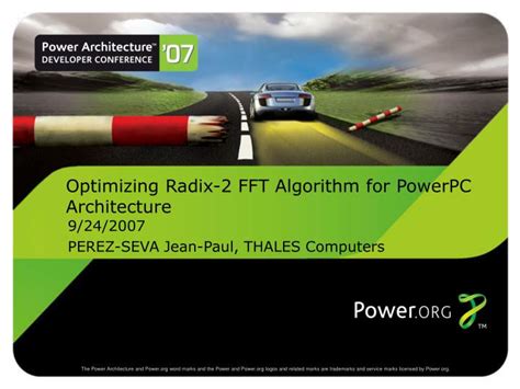 Ppt Optimizing Radix Fft Algorithm For Powerpc Architecture Powerpoint Presentation Id