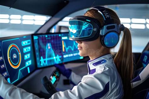 Man Using Vr Technology For An Interactive Experience Emphasizing Immersive Digital Interaction