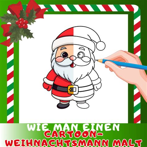 Wie Man Einen Cartoon Weihnachtsmann Malt Mimi Panda