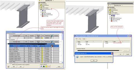 Cant Use User Parameters For Custom Iparts Autodesk Community