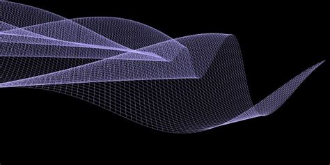 추상 3d 메시 웨이브 배경입니다 미래 지향적 인 기술 스타일 비즈니스 프리젠 테이션을위한 우아한 배경 0명에 대한 스톡 사진 및 기타 이미지 Istock