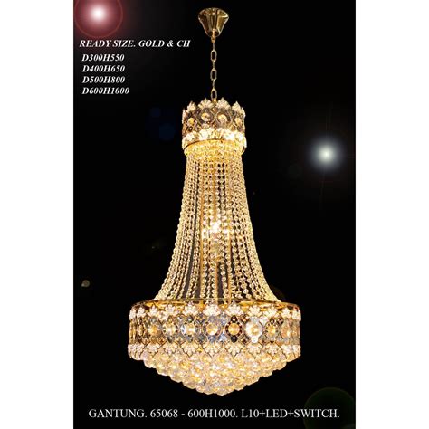 Jual Lampu Gantung Kristal LED Cm Shopee Indonesia