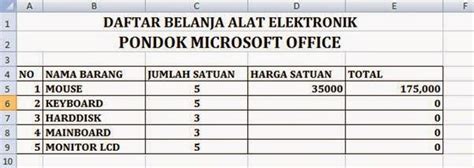 CARA MENAMBAH KATA UNIT LITER SET DI MICROSOFT EXCEL Fungsi Dan Rumus Excel Lengkap