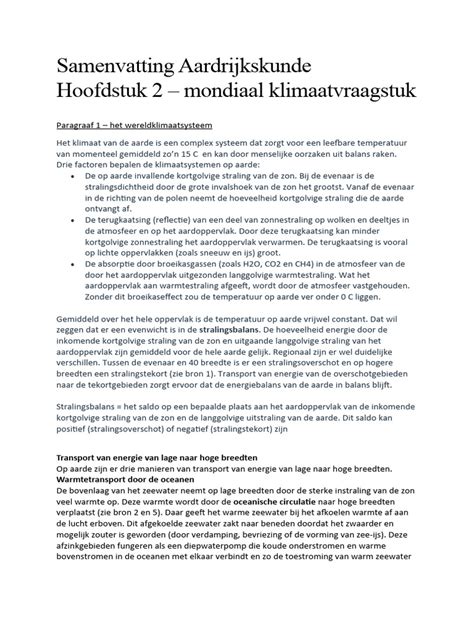 Samenvatting Aardrijkskunde Hoofdstuk 2 Pdf