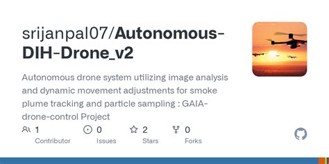 Github Srijanpal Autonomous Dih Drone V Autonomous Drone System Utilizing Image Analysis