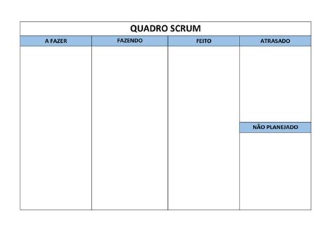 Modelo Quadro Scrum Pdf