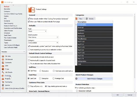 Batch Deleting Products Clik Service Clik