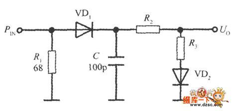 Temperature Compensated Diode Input Power Detector Circuit 555 Circuit Circuit Diagram