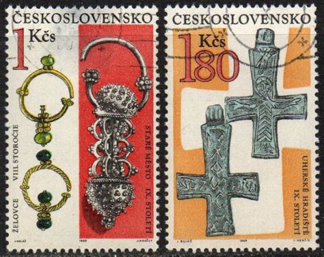 Czechoslovakia Sc 1648 1649 Used Europe Czech Republic General