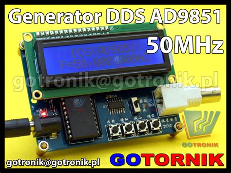 Generator Funkcyjny Dds Ad9851 50mhz