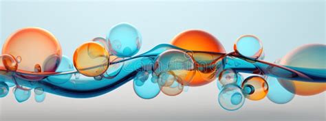 Dreamy Abstract Visualization Of Bubbles Ai Generative Stock