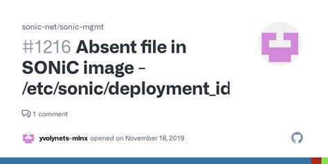 Absent File In SONiC Image Etc Sonic Deployment Id Asn Map Yml Issue Sonic Net