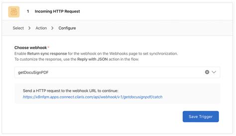 Docusign Webhooks Using Claris Connect Databuzz Knowledge Base
