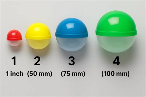 Vending Machine Size Guide Gumball And Capsule Chart