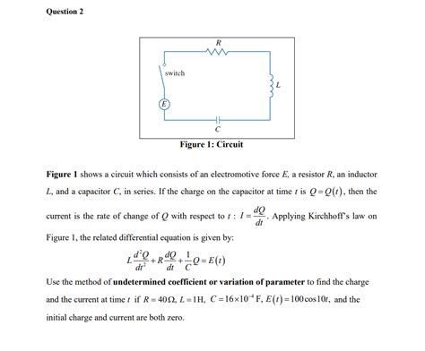 Question Figure Circuit Figure Shows A Studyx