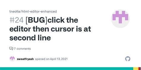 Bug Click The Editor Then Cursor Is At Second Line · Issue 24