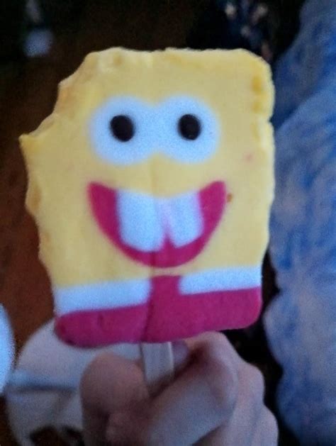 Look At This Perfect Spongebob Popsicle I Found R Spongebobpopsicles