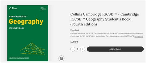 Igcse Geography 4th Edition Now Available To Purchase