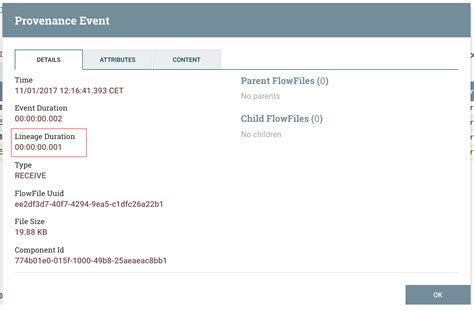 find the nifi lineage duration programatically for cloudera community 186961