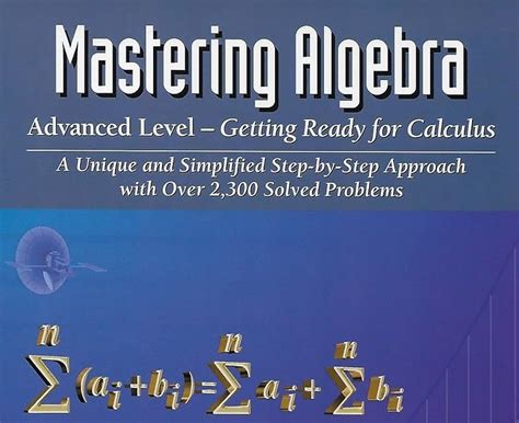 Mastering Algebra Advanced Level Solution Dan Hamilton In Pdf Science