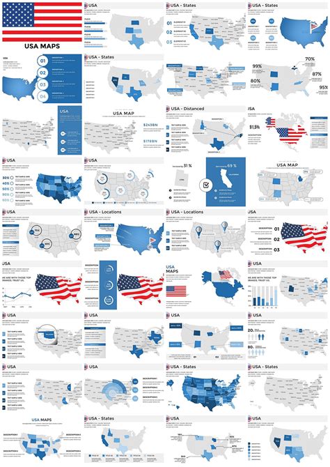 USA PowerPoint Map Template Powerpoint Map Templates