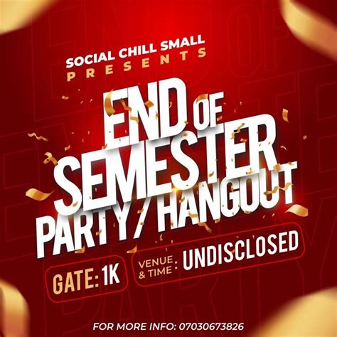 College Event Poster Ideas