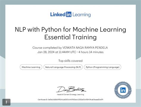 Venkata Naga Ramya Pendela On Linkedin Nlp Machinelearning Python